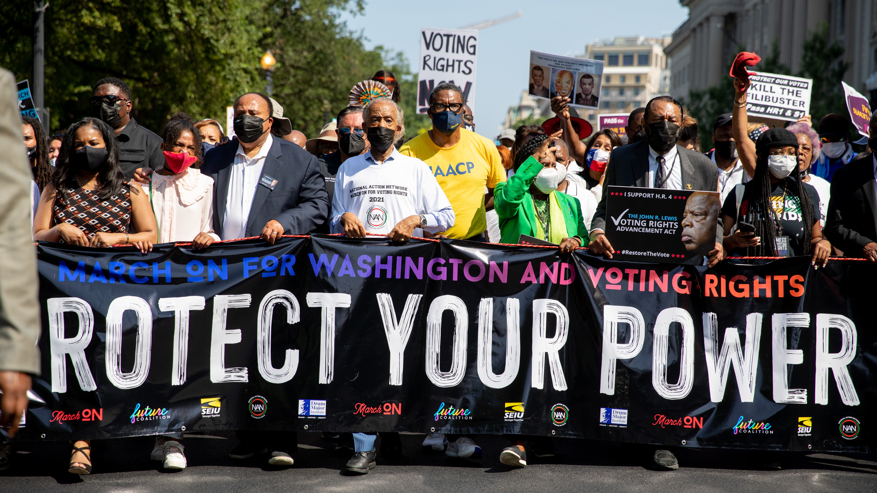 Thousands March In D.C. For Voting Rights : NPR