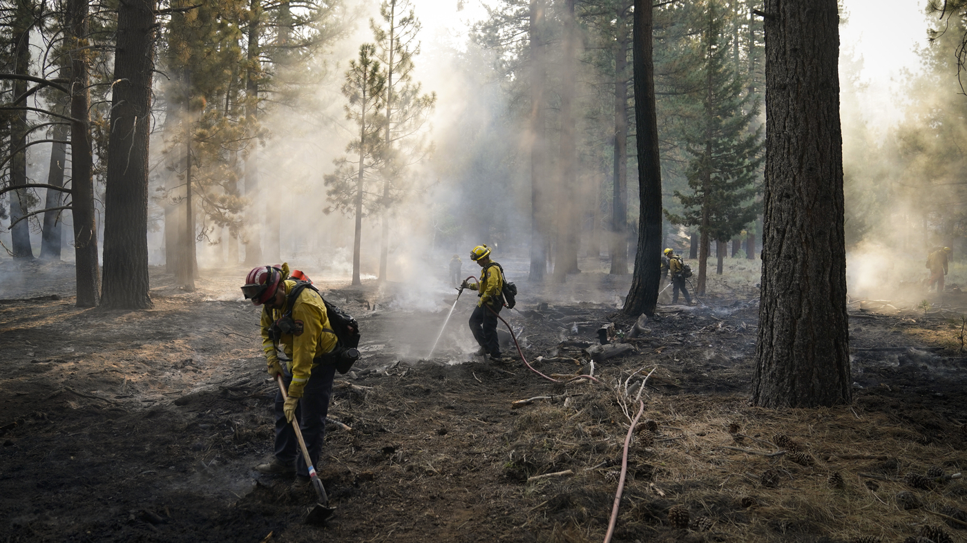 Lake Tahoe Wildfire Updates: The Wind Is Changing, Which Could Help ...