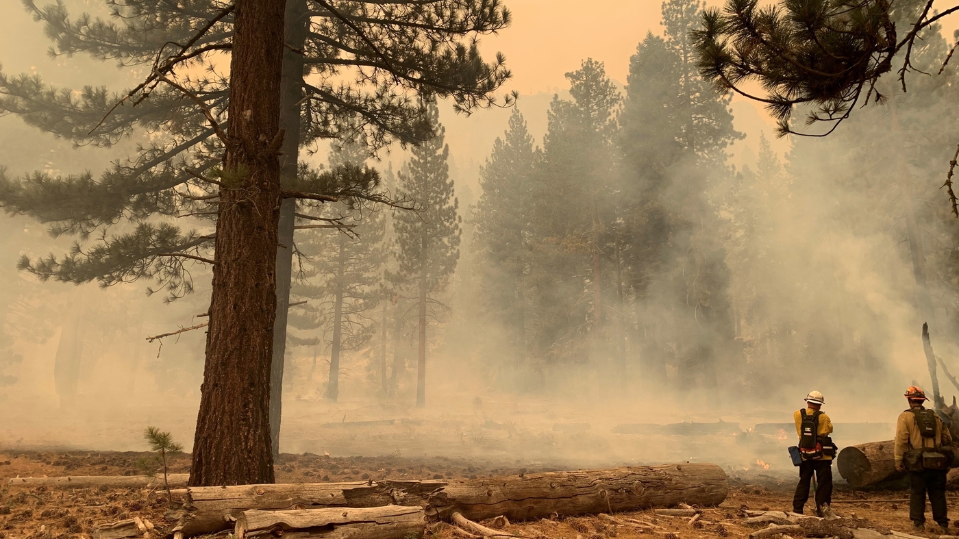 Lake Tahoe Residents Fleeing A Massive Fire Wonder What's Next : NPR