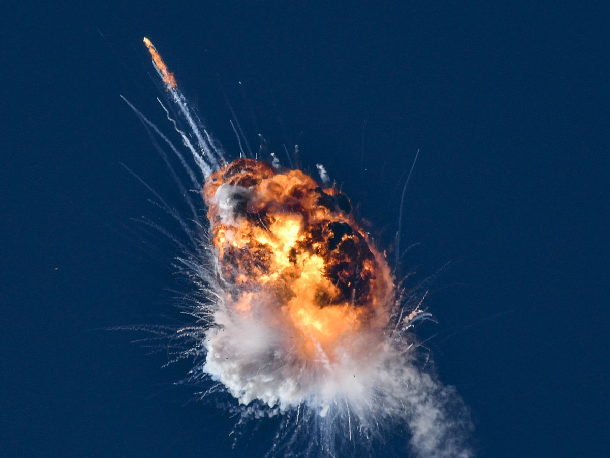 Firefly's Unmanned Rocket Launch Ends In A Fiery Explosion : NPR