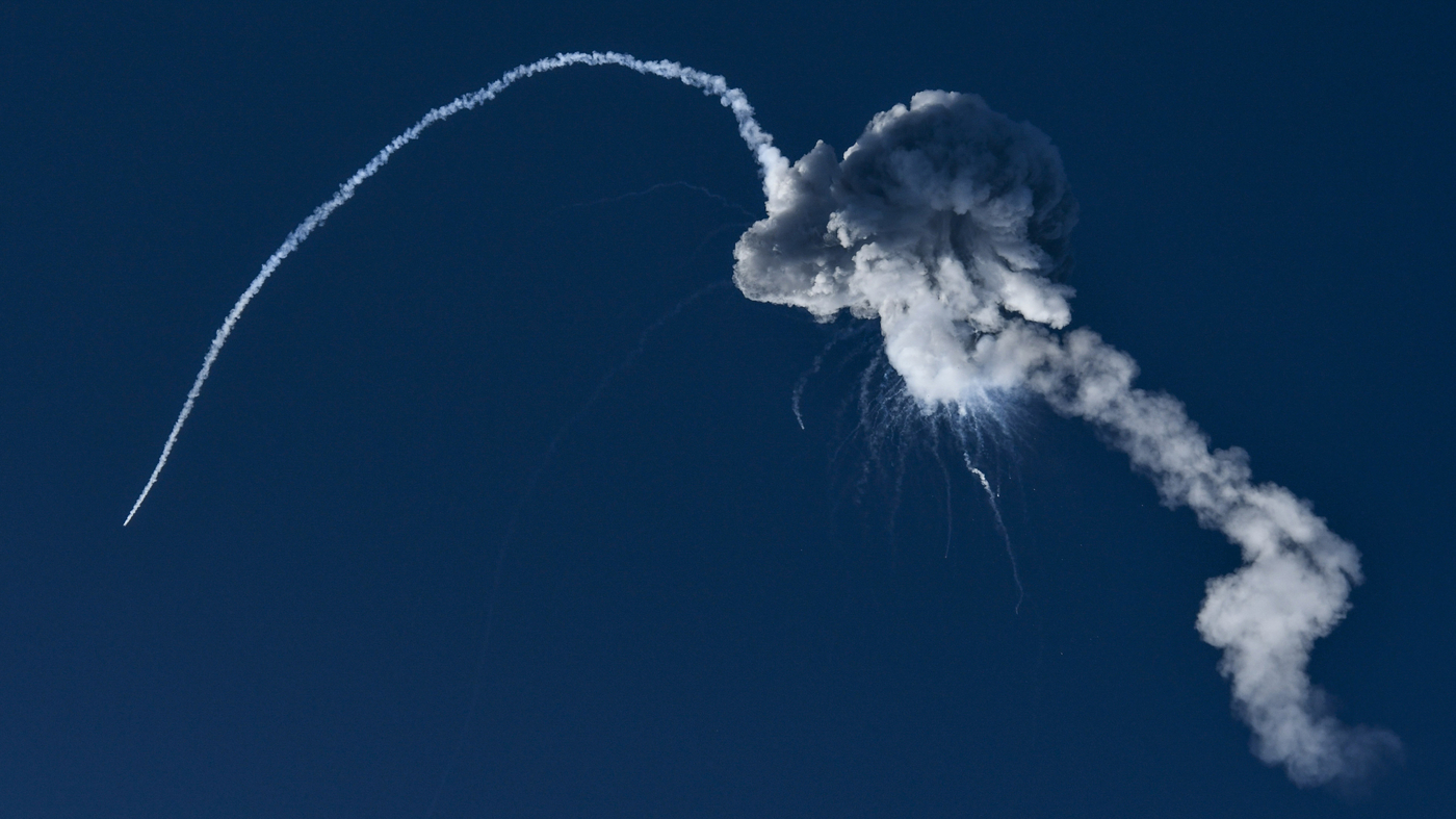 Firefly's Unmanned Rocket Launch Ends In A Fiery Explosion : NPR