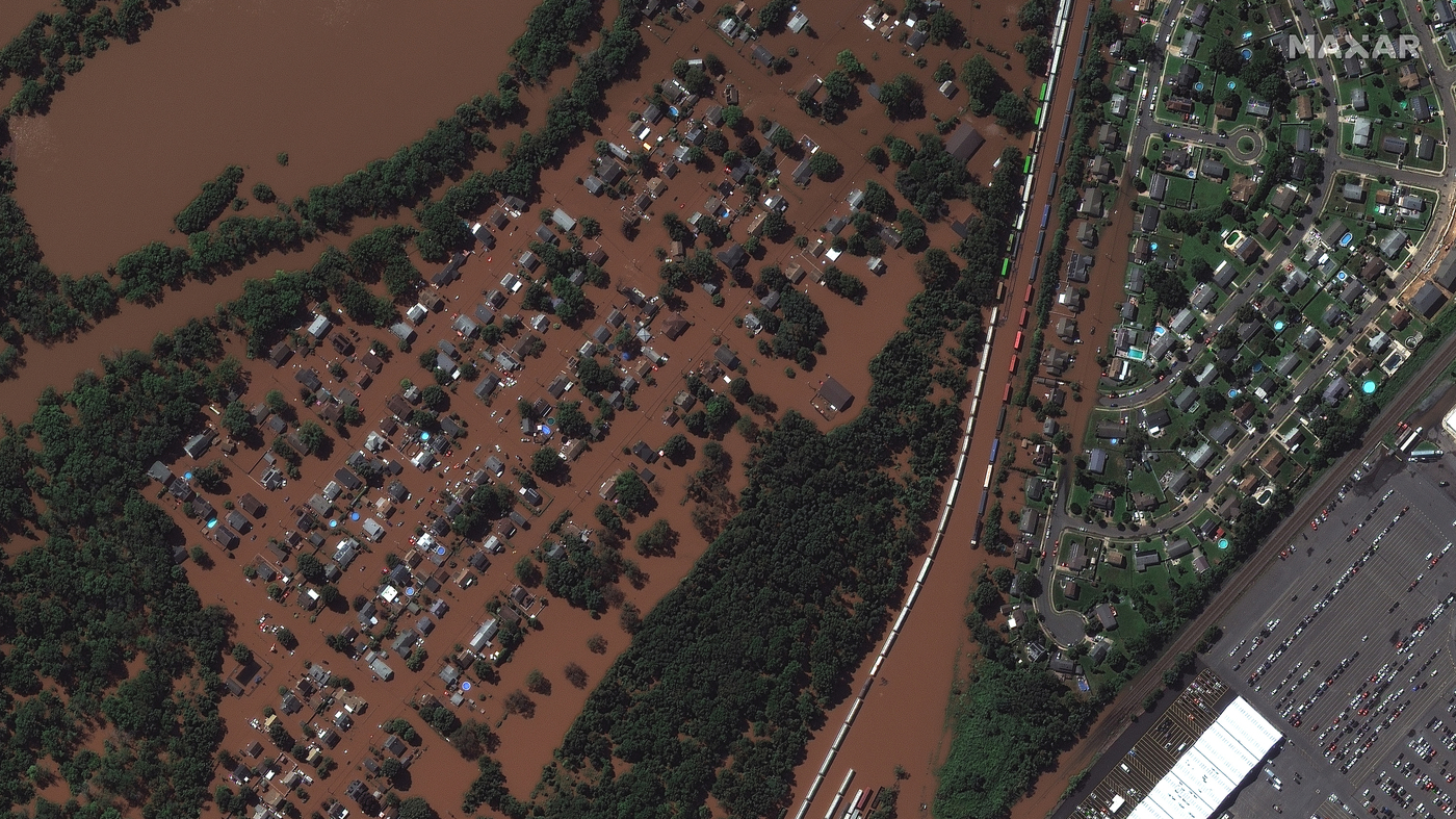 Satellite Photos Show Just How Bad The Flooding From Ida Has Been In ...