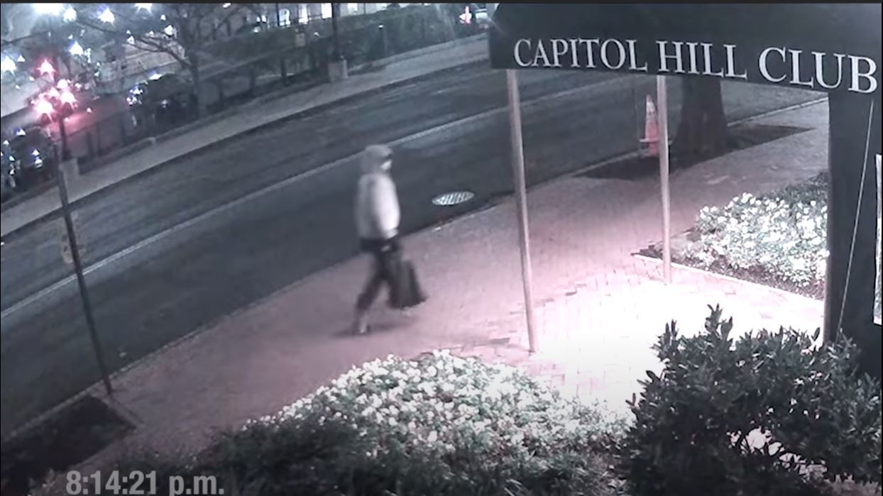 FBI Releases A New Video Of The Capitol Riots Pipe Bomber : NPR