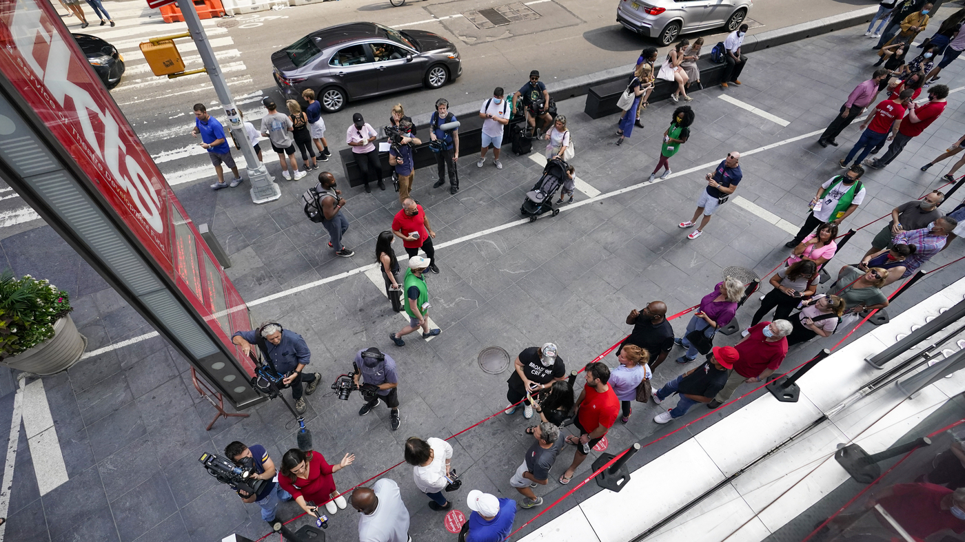 3 Of The Biggest Broadway Shows Reopen With COVID Rules : NPR