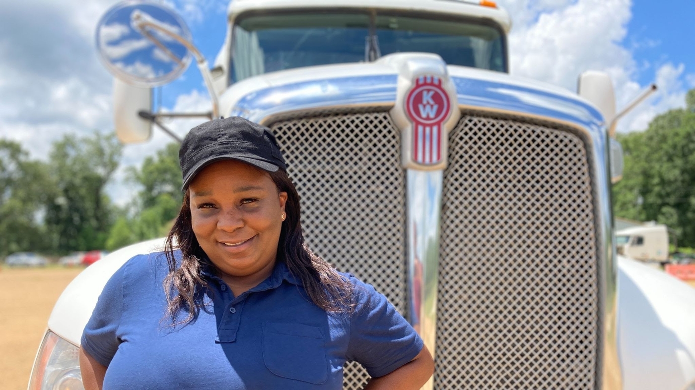 Why A Record Number Of Women Are Becoming Truck Drivers : NPR