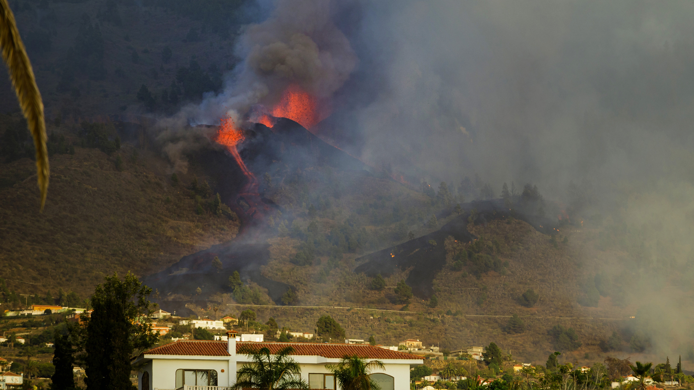 Volcano Erupts On Spanish Island Near Morocco : NPR