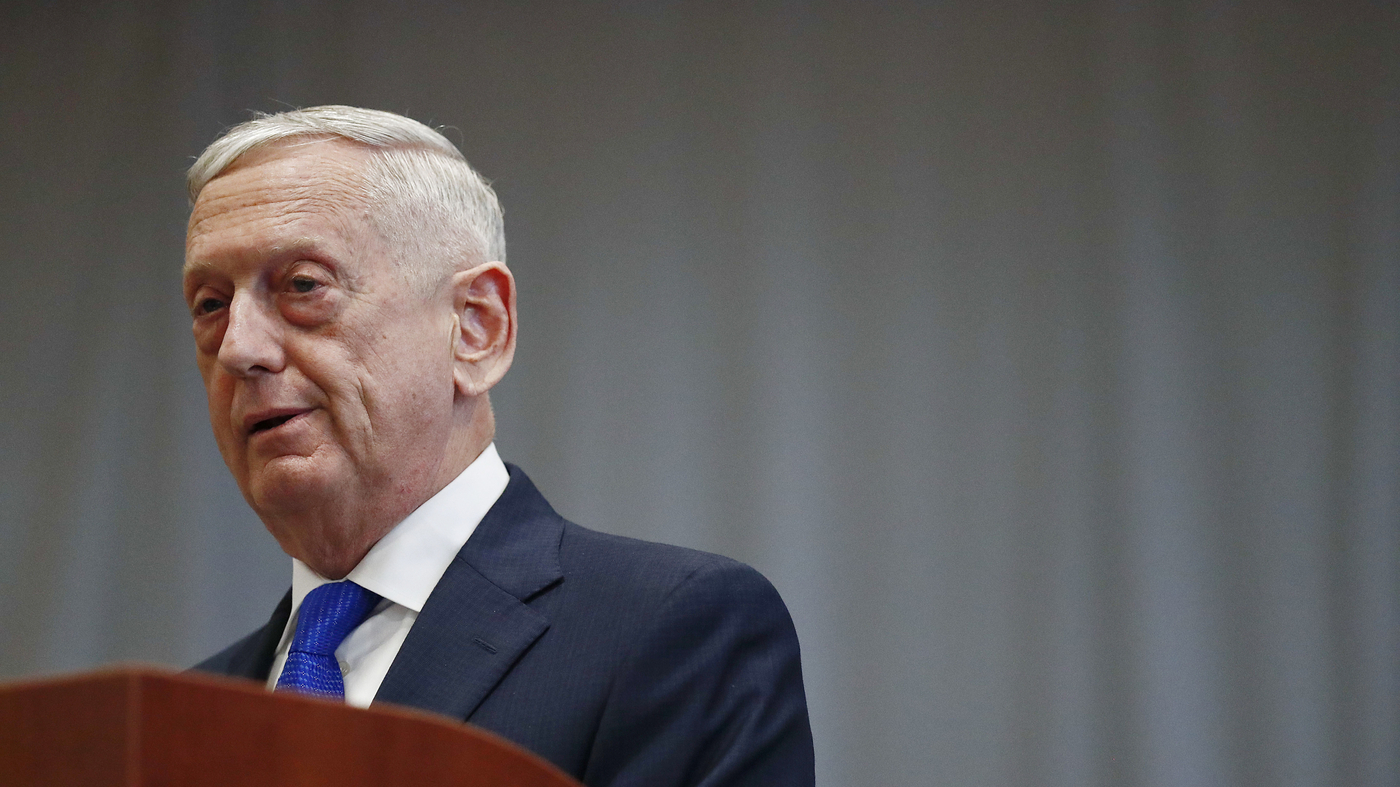 James Mattis Describes In Court How He Lost Faith In Elizabeth Holmes : NPR