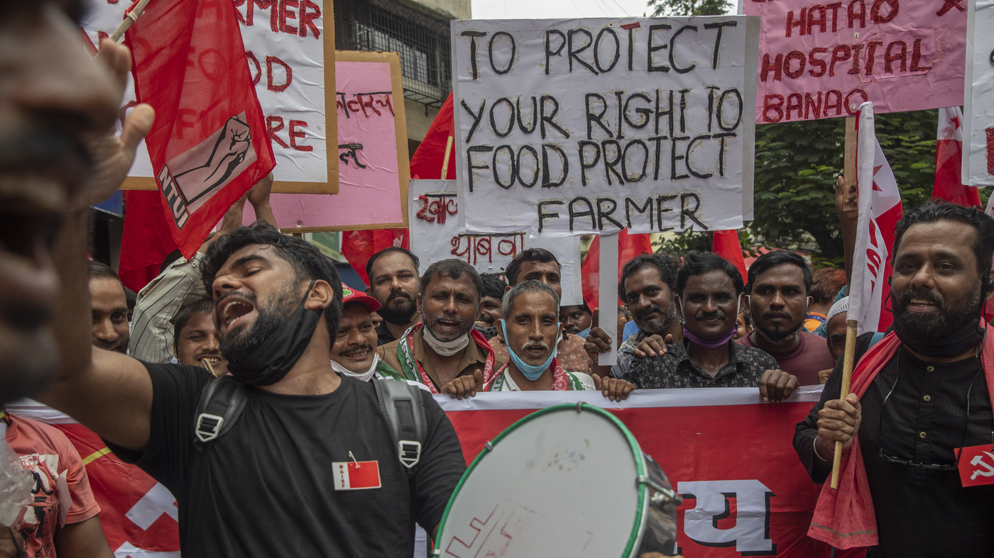 India's Farmers Renew Protests, Challenging Modi Government : NPR