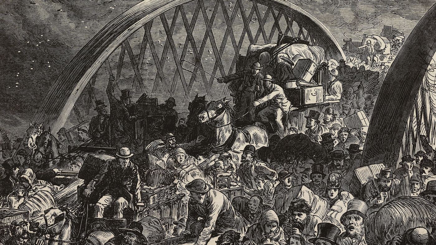 150 years after the Great Chicago Fire, we're more vulnerable : NPR