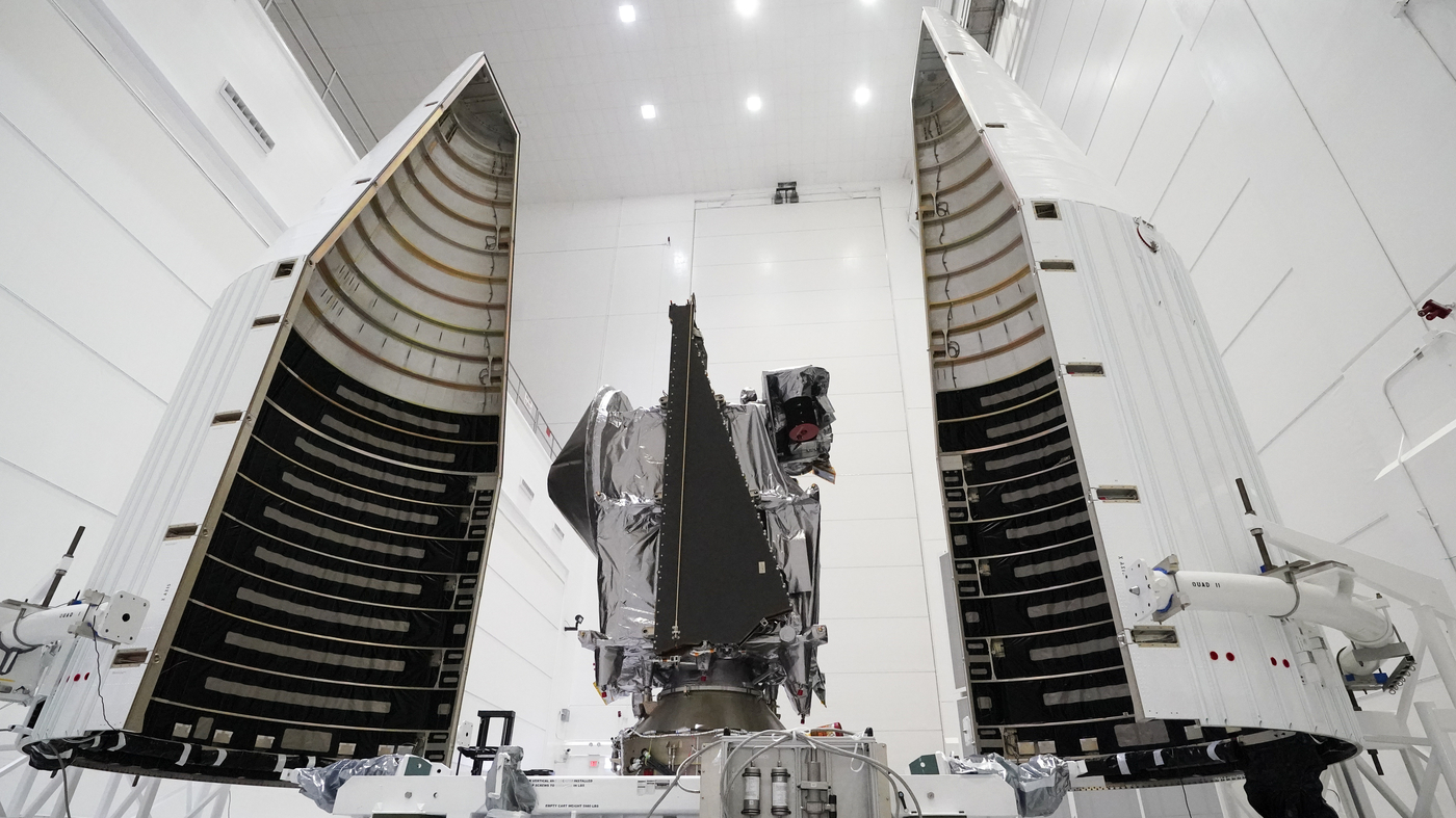 NASA's asteroid hunter Lucy soars into the sky : NPR