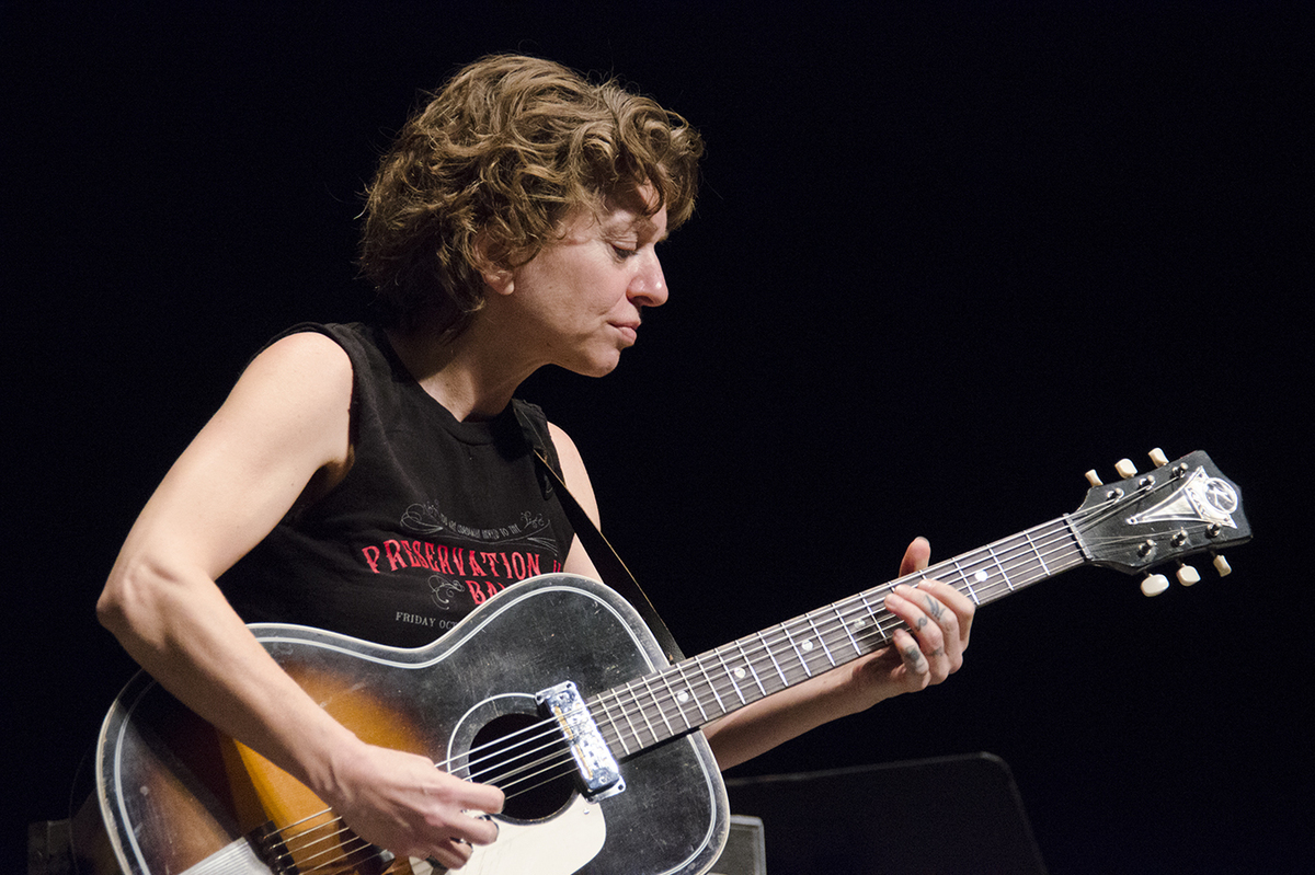 Ani DiFranco plays Mountain Stage on the heels of Revolutionary Love. : NPR