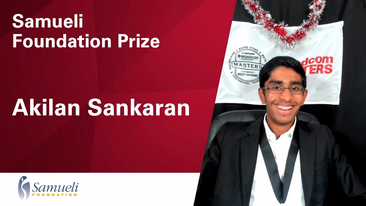 A 14-year-old mathematician wins the Broadcom MASTERS competition : NPR