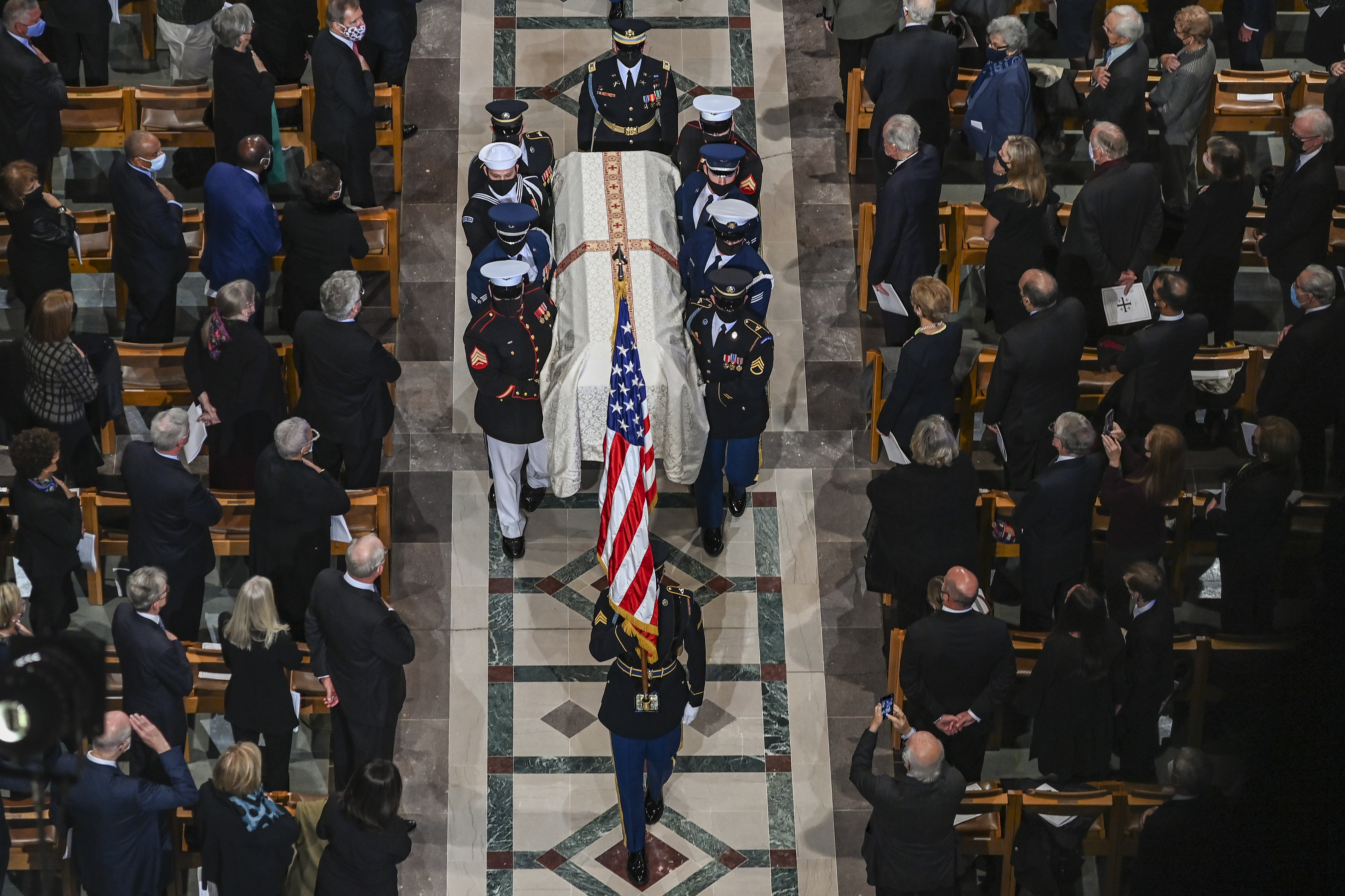 Photos: Colin Powell remembered as 'great lion with a big heart' | WBUR