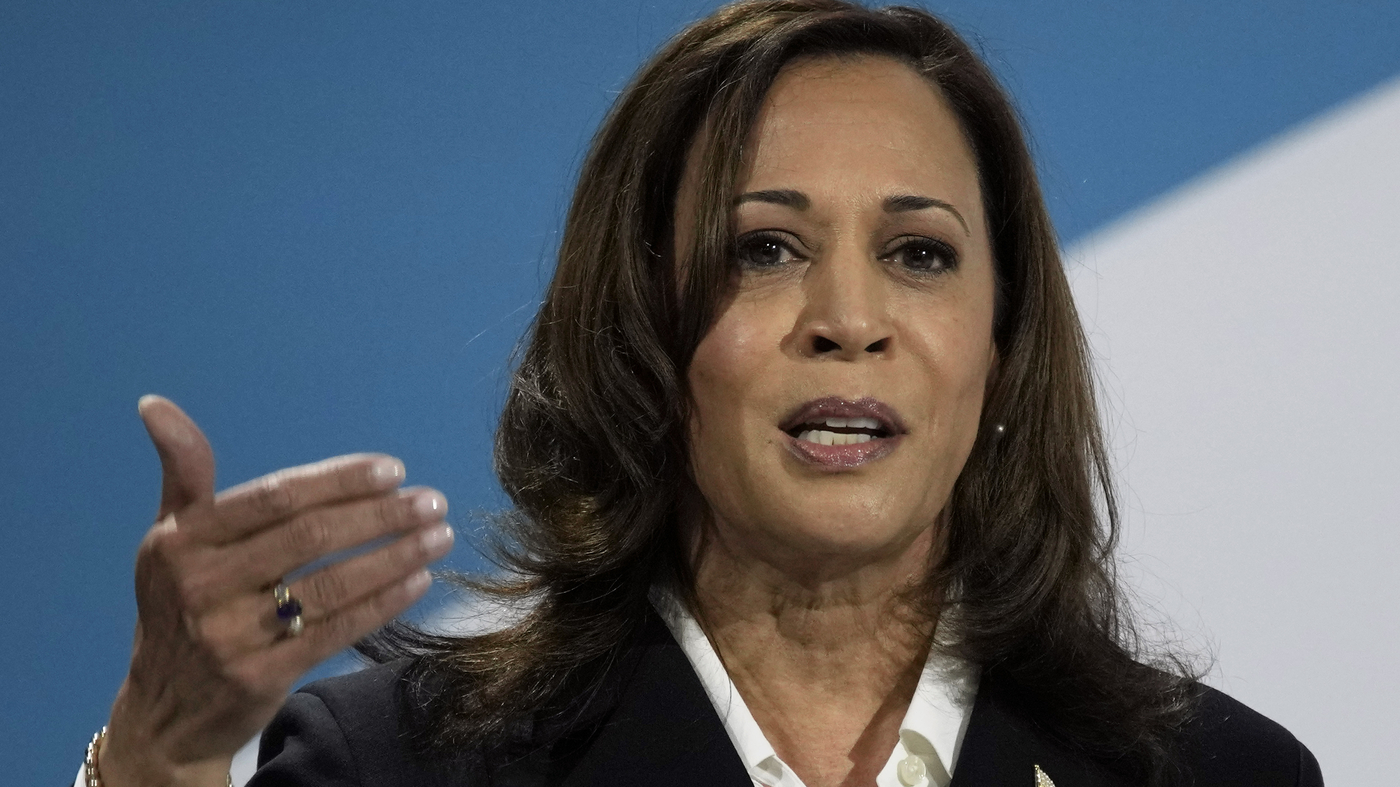 Harris says infrastructure and spending bills will lift people out of ...