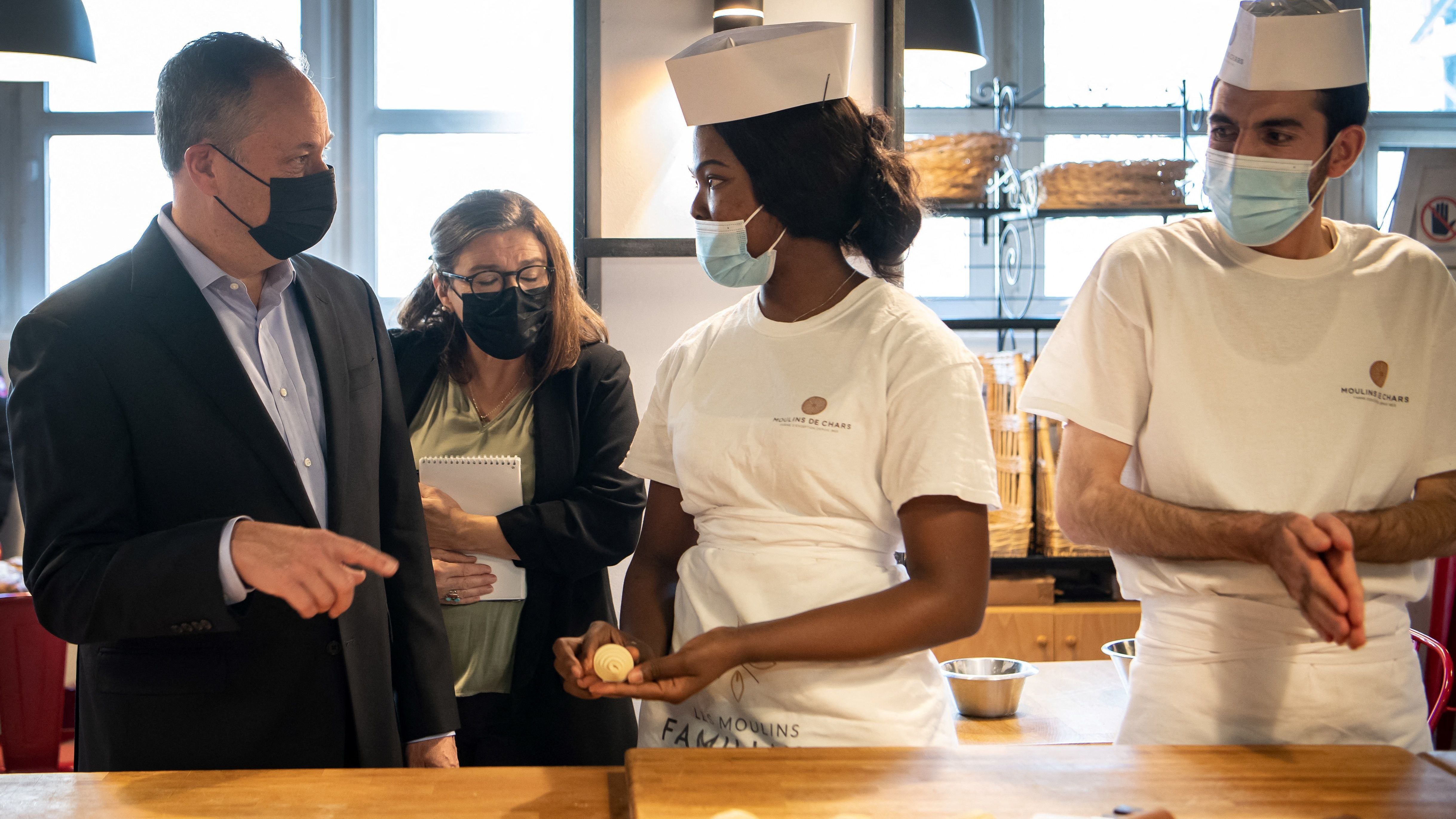 What America's first second gentleman Doug Emhoff did in Paris : NPR