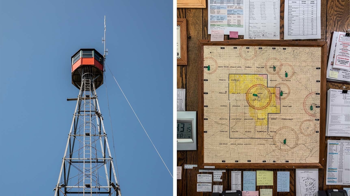 See how Minnesota fire towers help preserve a 5,000-year-old bog : The ...