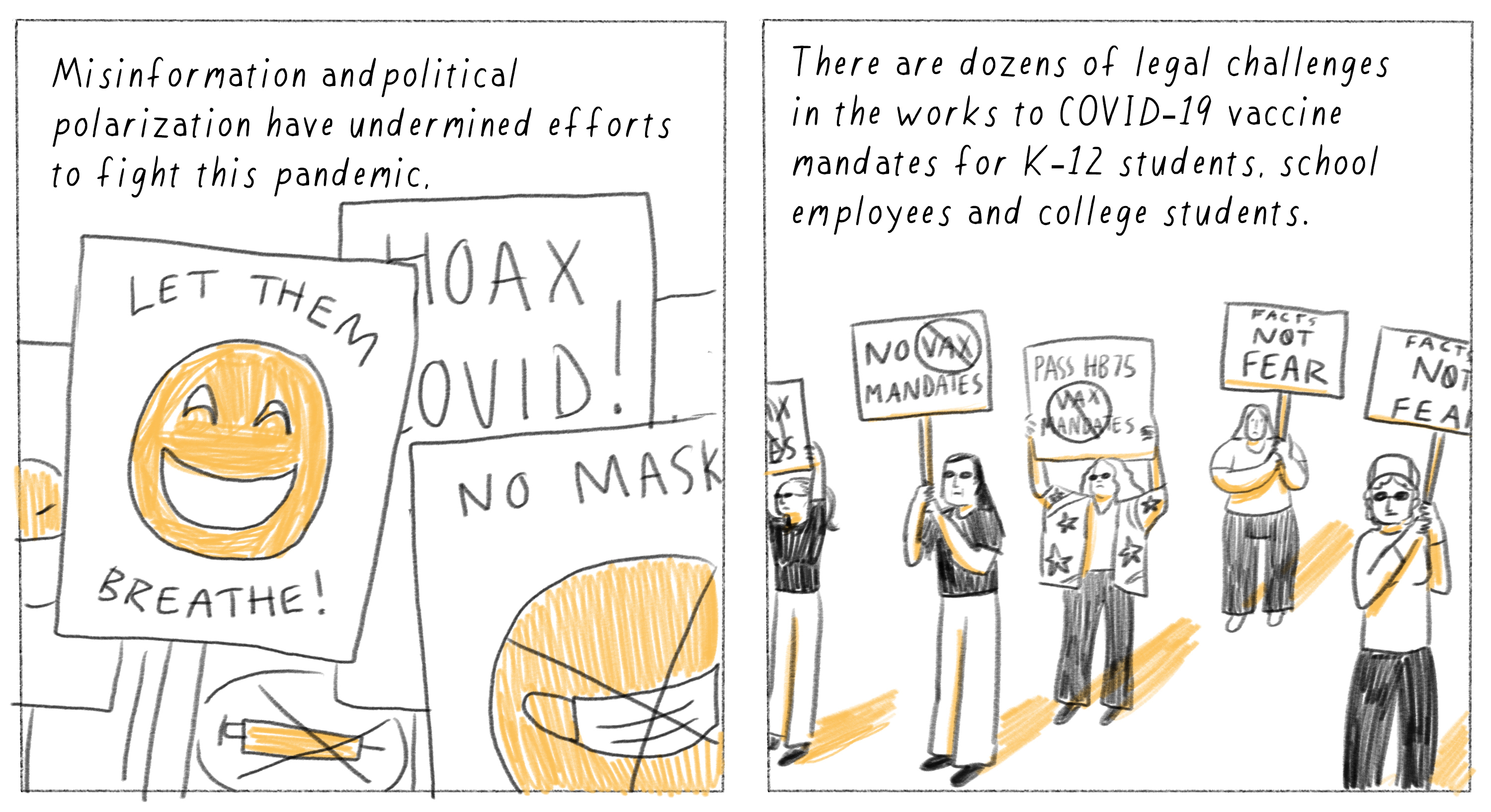 Group Polarization Comics