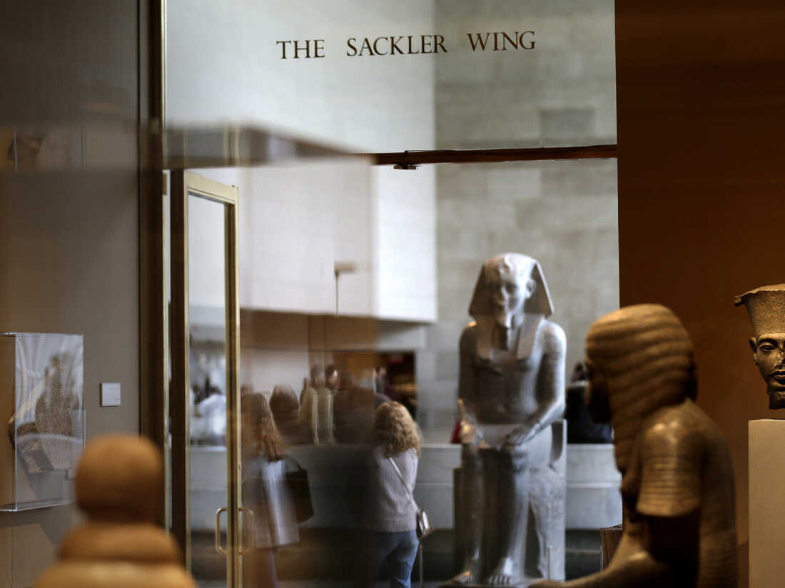 The Met to strip Sackler family's name from its exhibition spaces : NPR