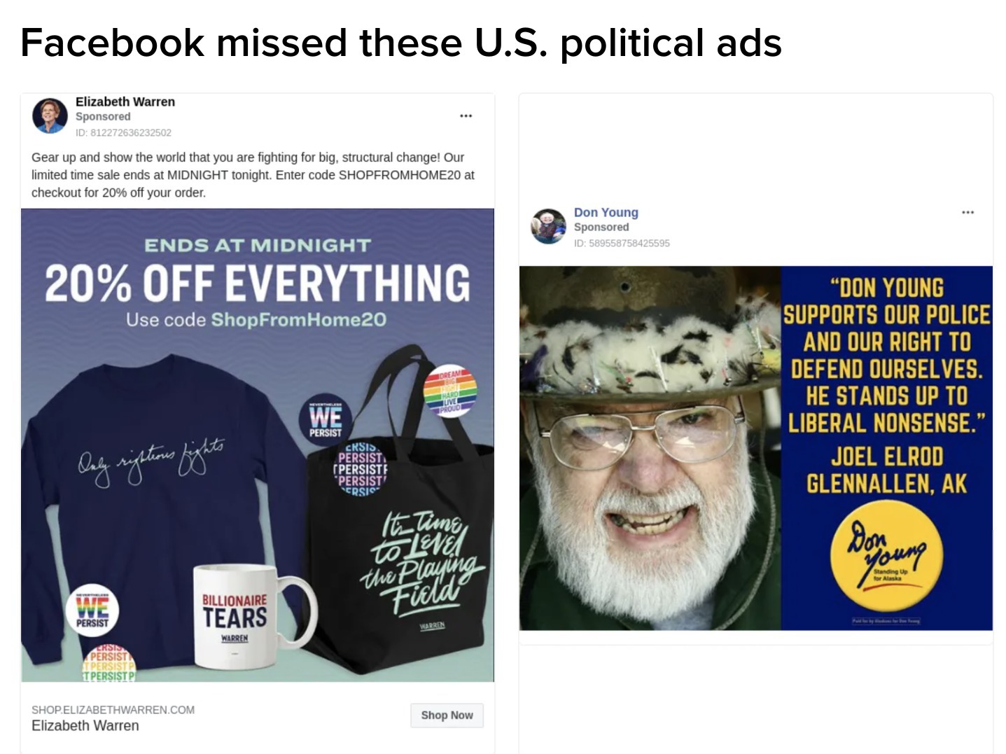 Researchers explain why they believe Facebook mishandles political ads ...