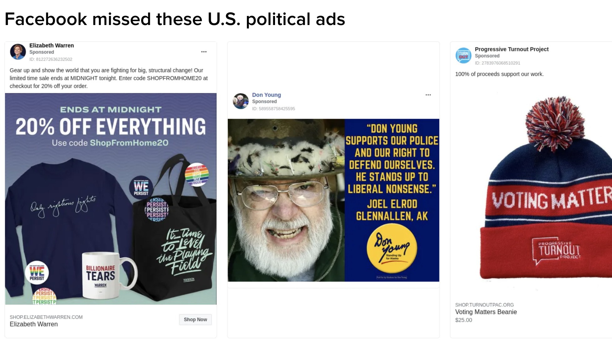 Researchers explain why they believe Facebook mishandles political ads ...