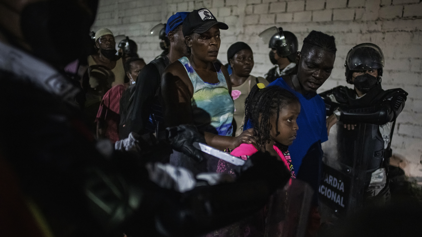 Haitians are latest migration surge on Mexico's southern border : NPR
