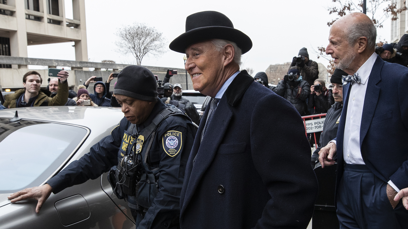 Roger Stone appears before Jan. 6 panel and pleads the Fifth : NPR