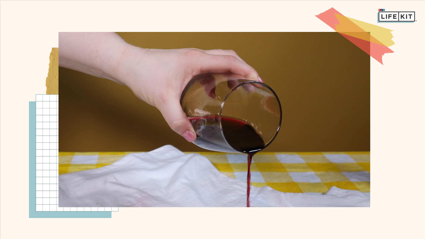 How to get stains out of anything : NPR