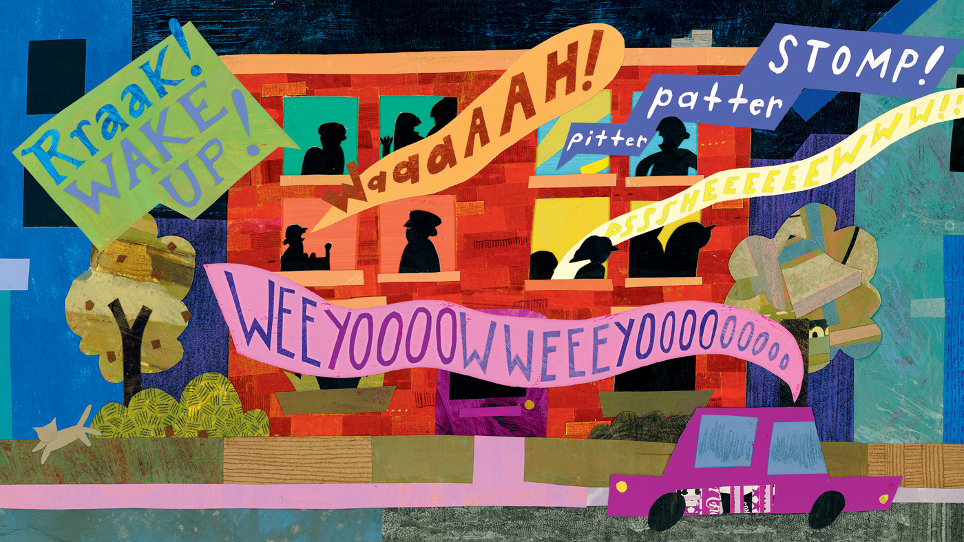 A cacophony of city sounds in 'Everybody in the Red Brick Building' : NPR