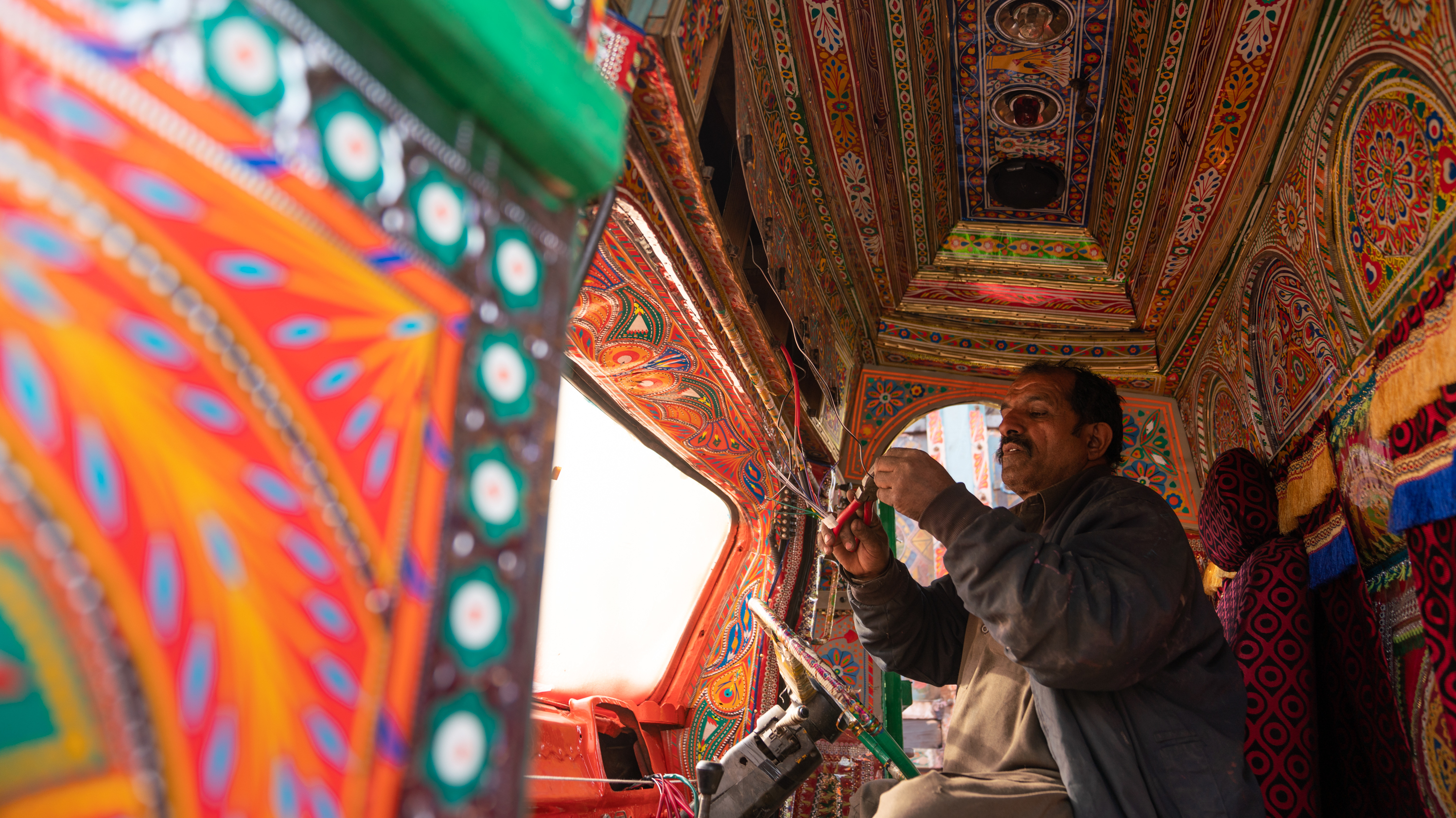 Pakistan's painted trucks are works of art : NPR