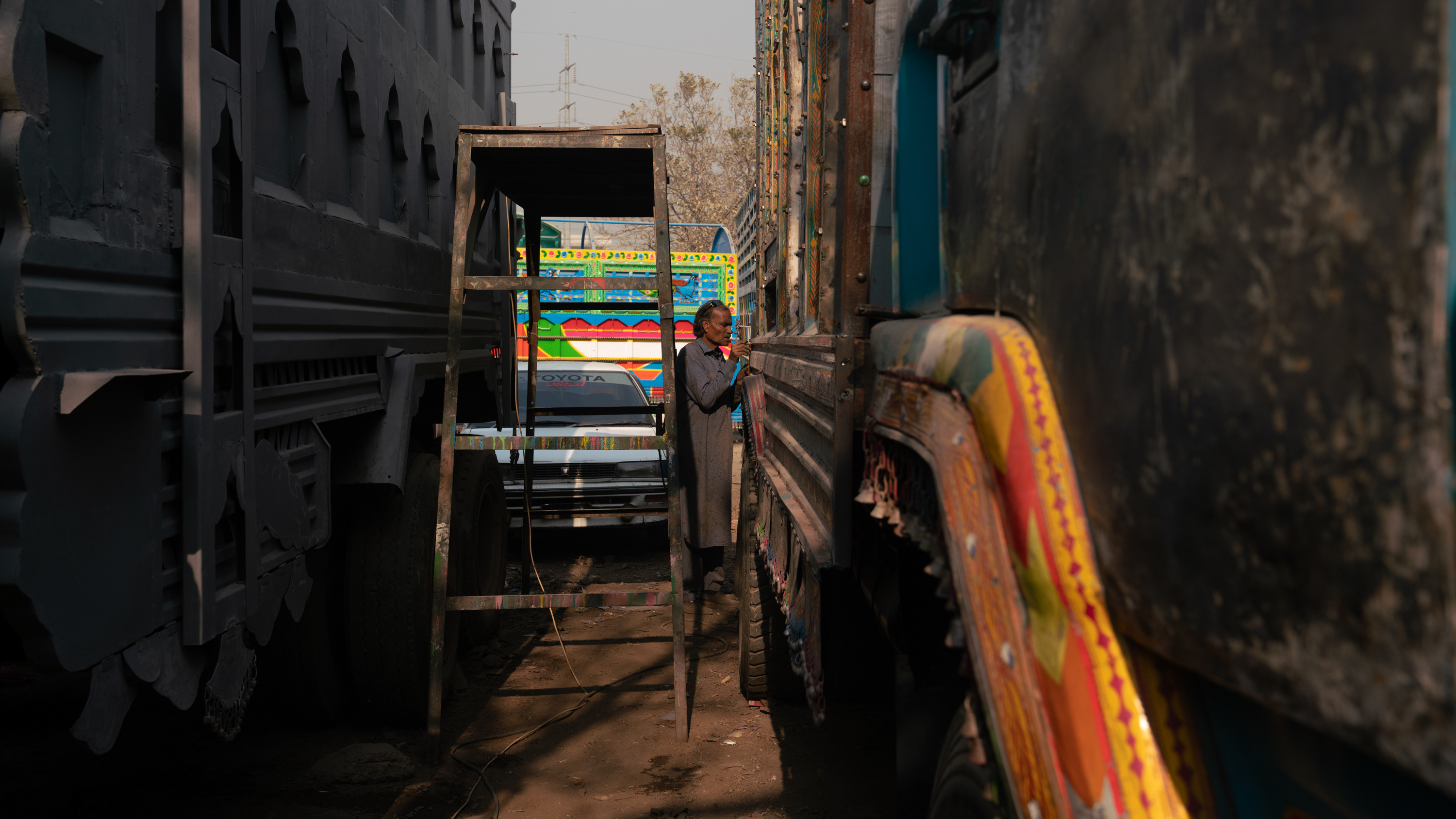 Pakistan's painted trucks are works of art : NPR