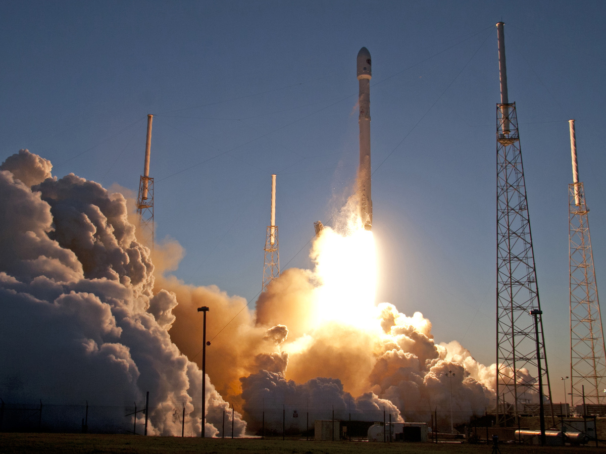A piece of a rocket the size of a school bus will crash into the moon : NPR