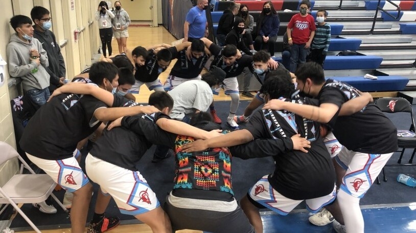 Native American basketball players in Wyoming are happy with their mask ...