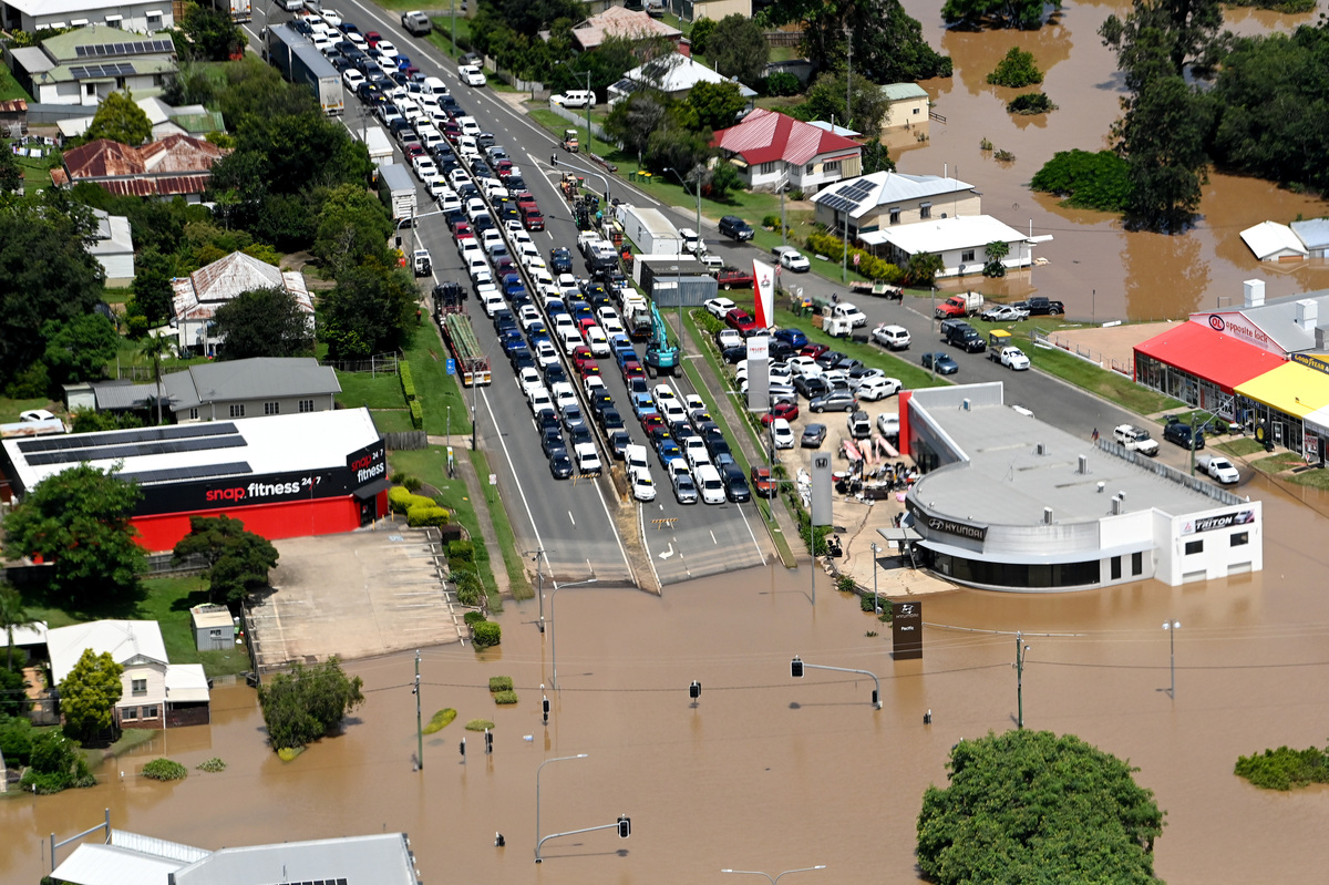Photos of Australian floodwaters as they move toward Sydney, Australia ...