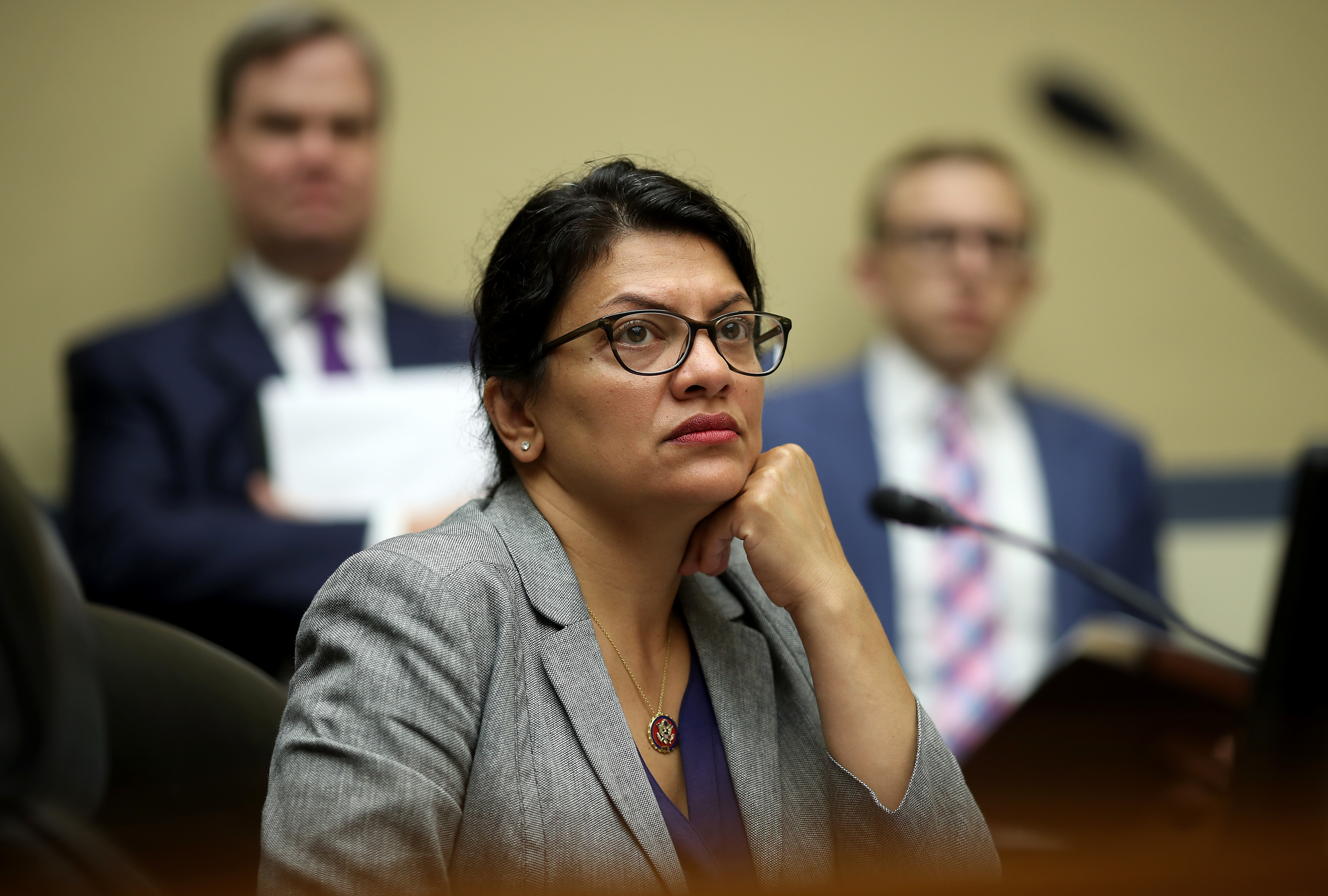 Democrat Rep. Rashida Tlaib delivers a response to Biden's State of the ...