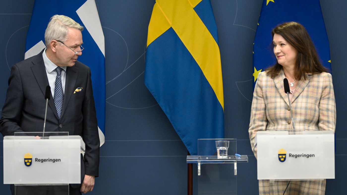 Neutral Finland, Sweden warm to idea of NATO membership : NPR