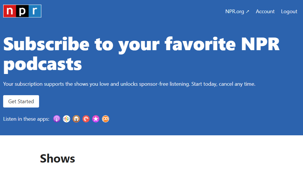 NPR Podcast Subscription Platform is Launching : NPR Extra : NPR