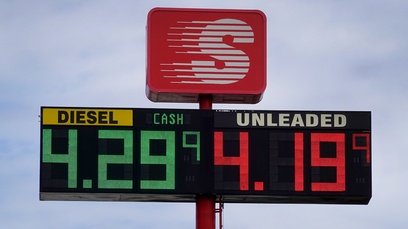 Sticker shock: Gasoline tops $4.17 a gallon, a new record : NPR