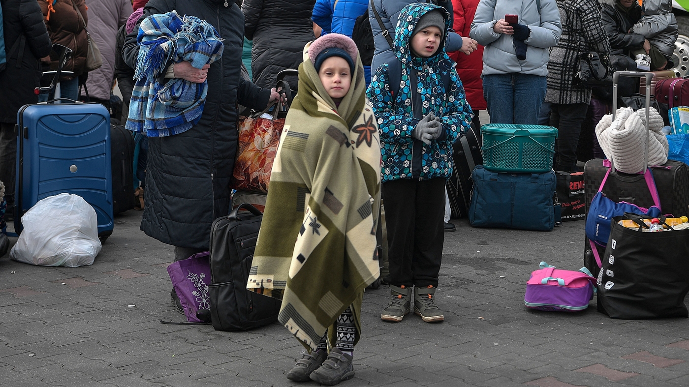 2 million refugees have left Ukraine in 12 days : NPR