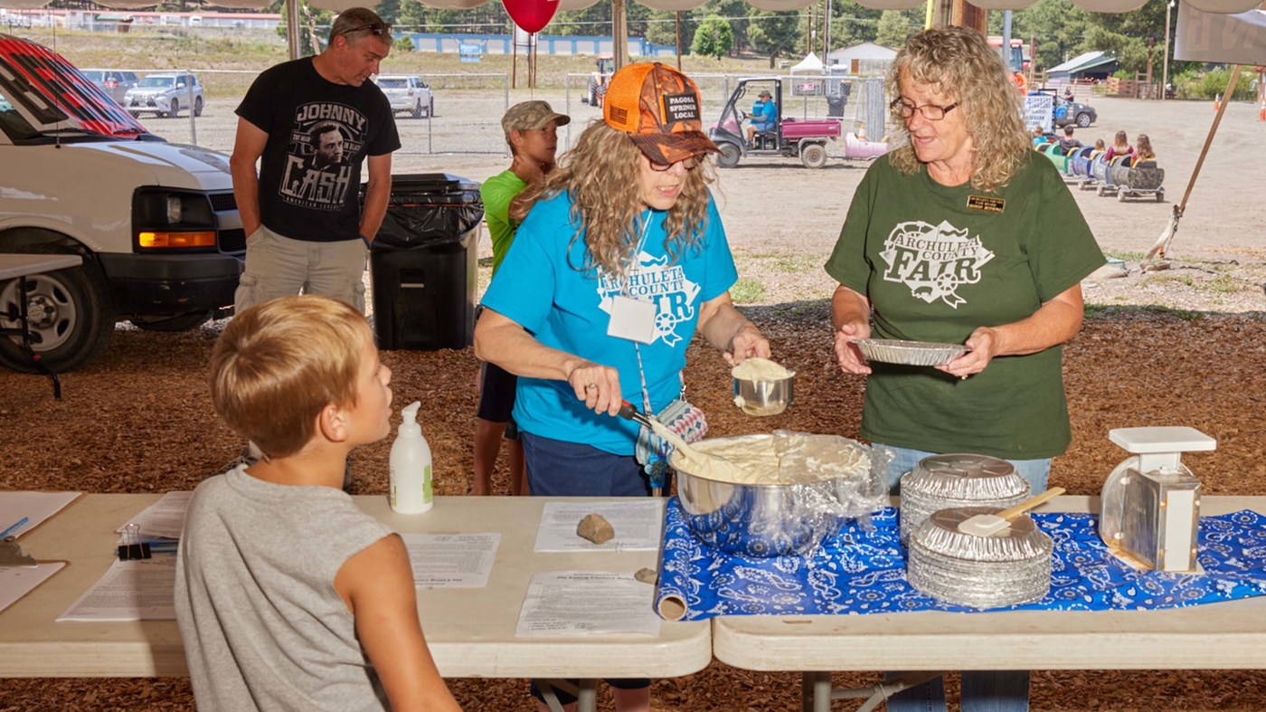 Pi Day photos of pie-eating contests that reemerged after COVID ...
