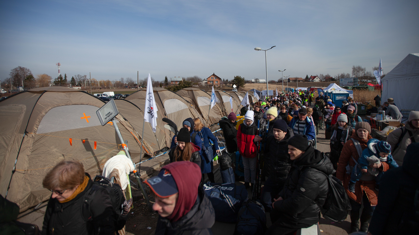 A tale of two Polish border towns : The Picture Show : NPR