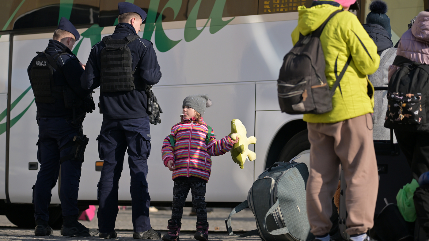 War displaces more than half of Ukraine's children : NPR