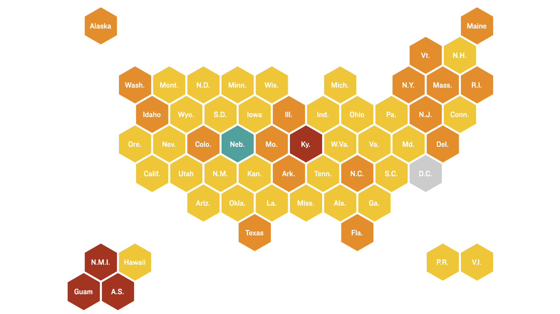 Coronavirus update: Maps and charts for U.S. cases and deaths : Shots ...