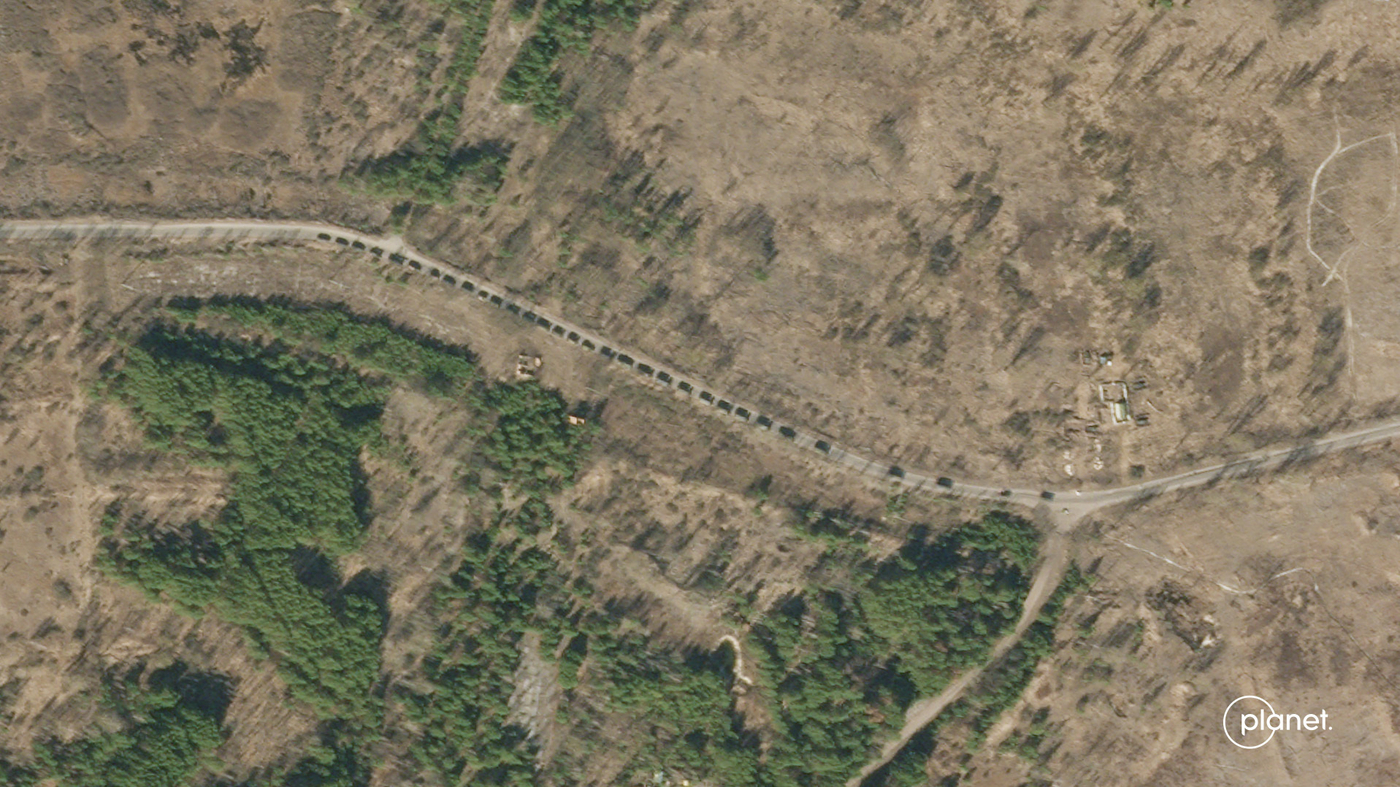 Image shows Russian troops camped in radioactive area during Chernobyl ...