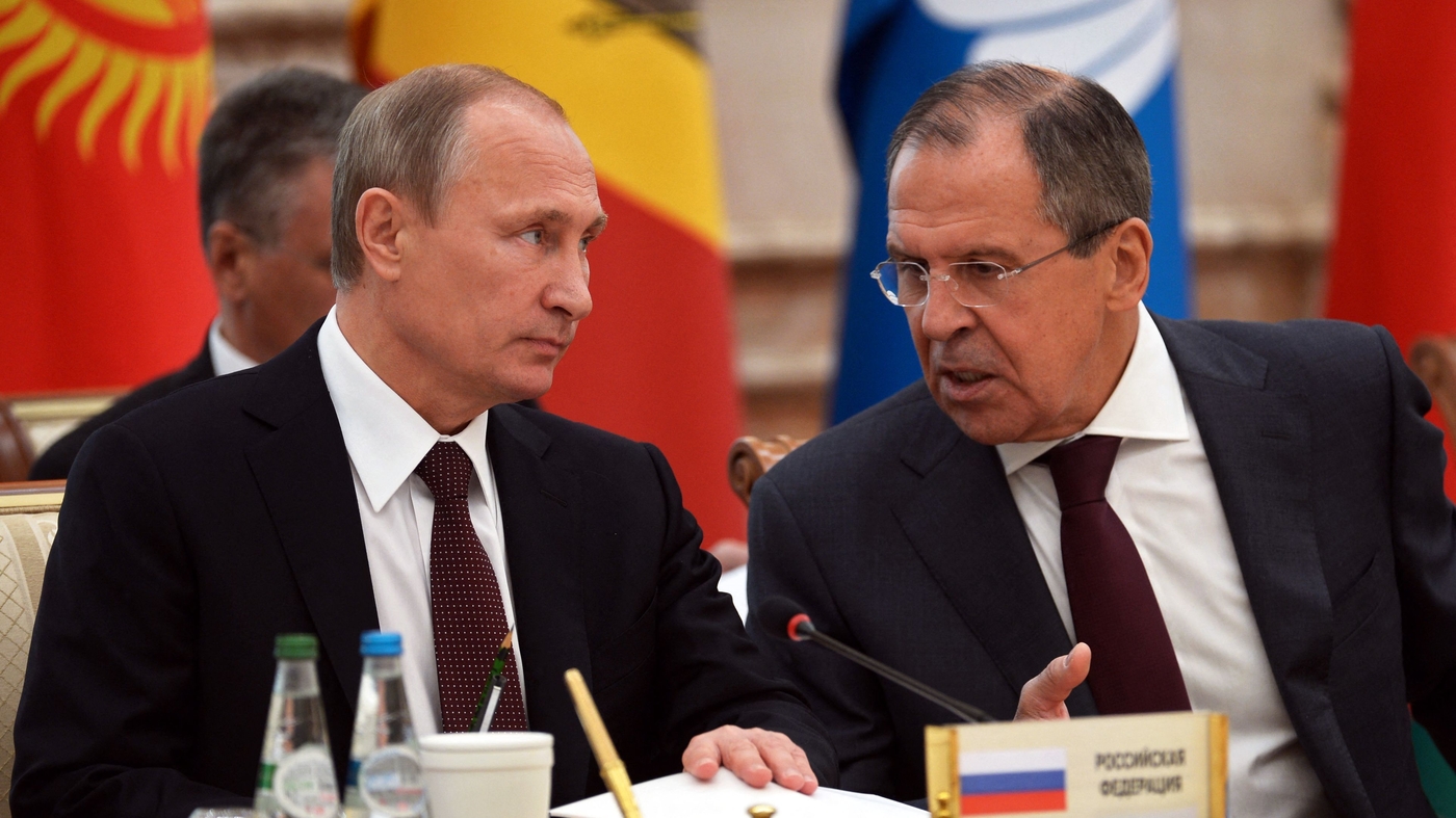 U.K. sanctions daughters of Vladimir Putin and Sergey Lavrov : NPR