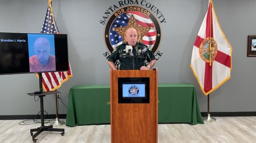 A Florida sheriff 'just turned Santa Rosa into the Wild West' : NPR