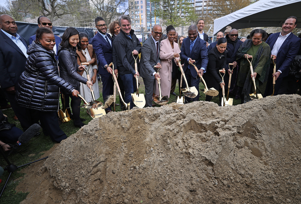 Boston breaks ground on a Martin Luther King memorial : NPR