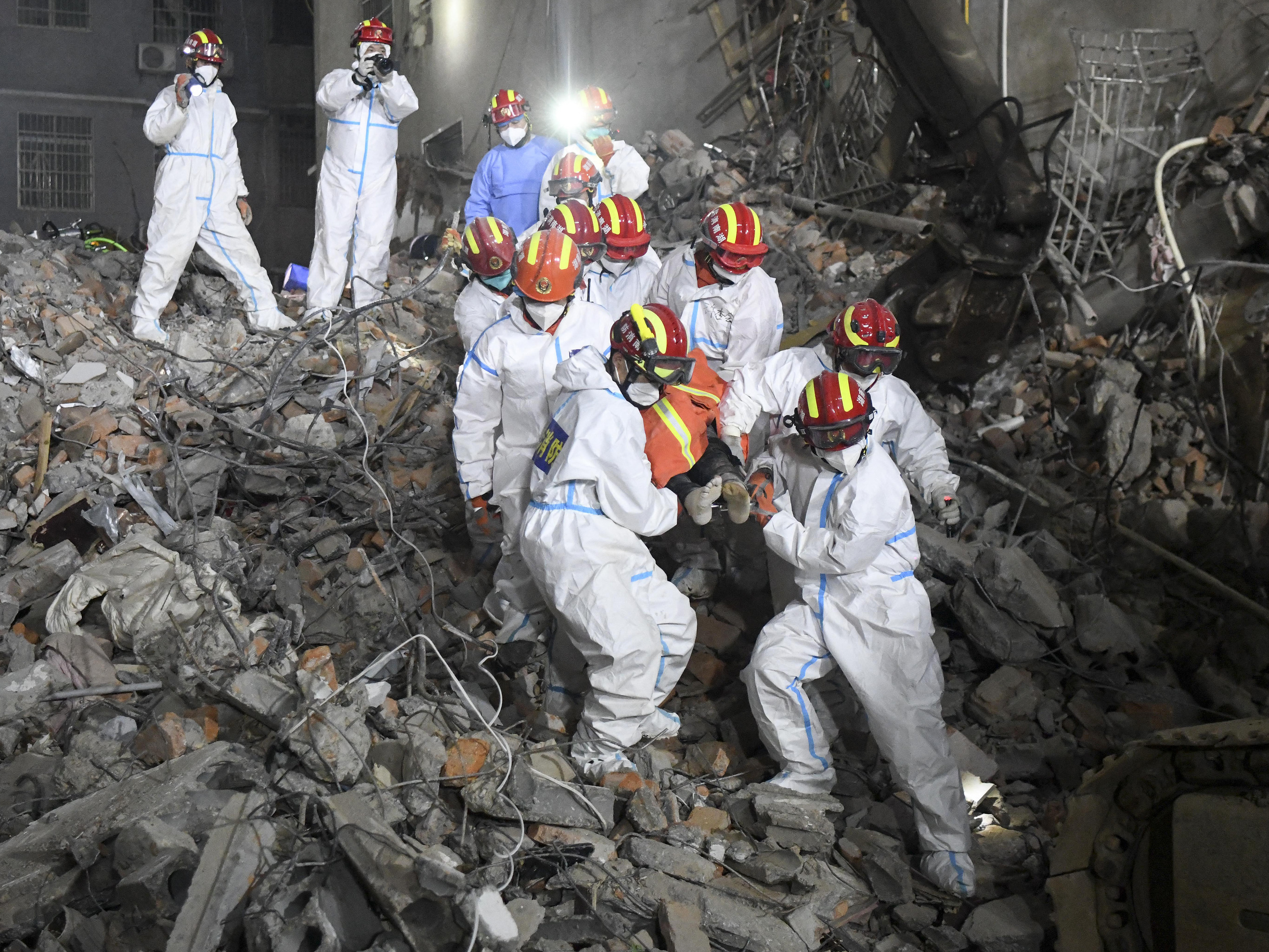 The death toll from a building collapse in China soars past 50 | NCPR News