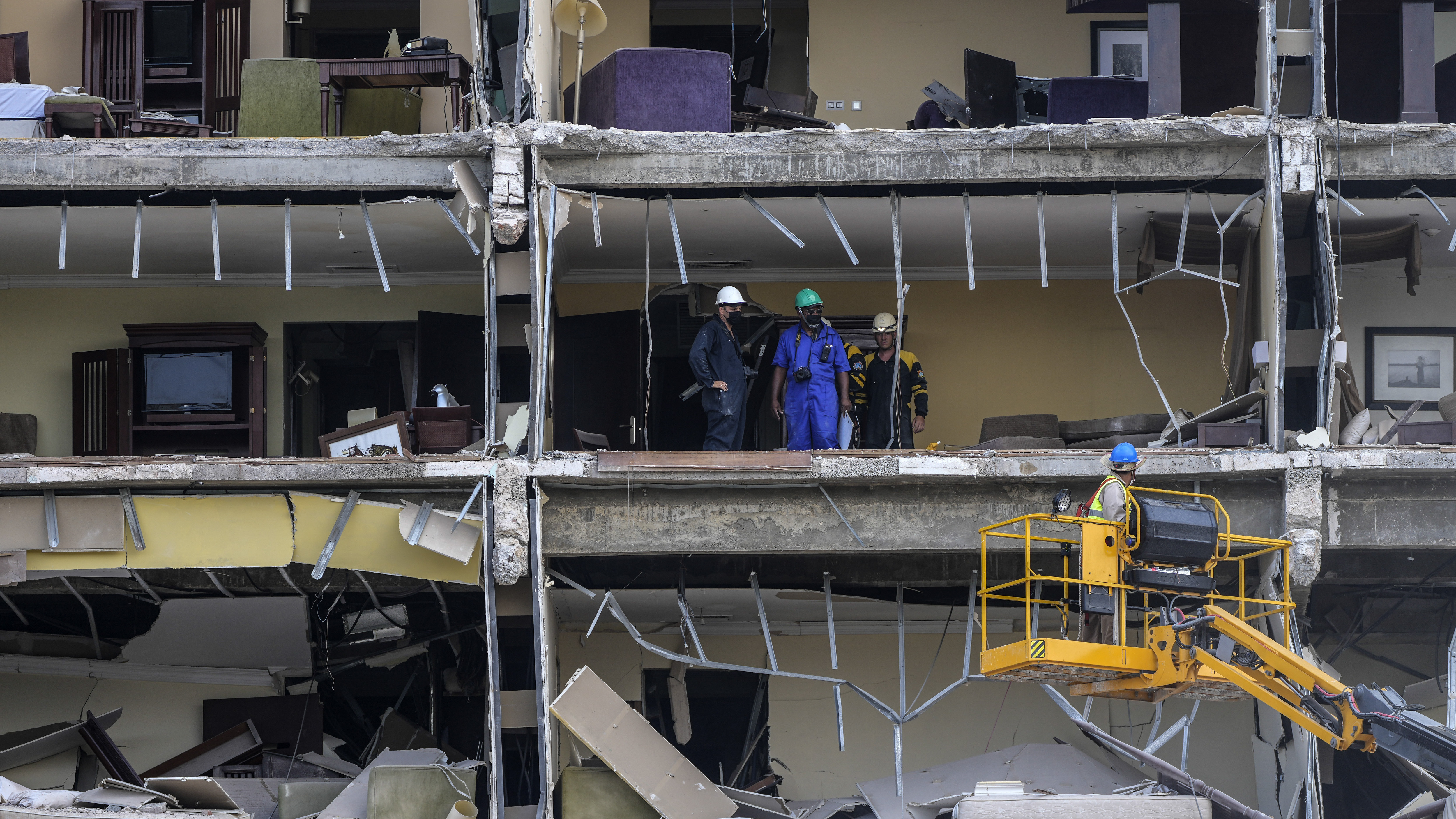Most of the 43 killed in an explosion at a Cuban hotel were hotel ...