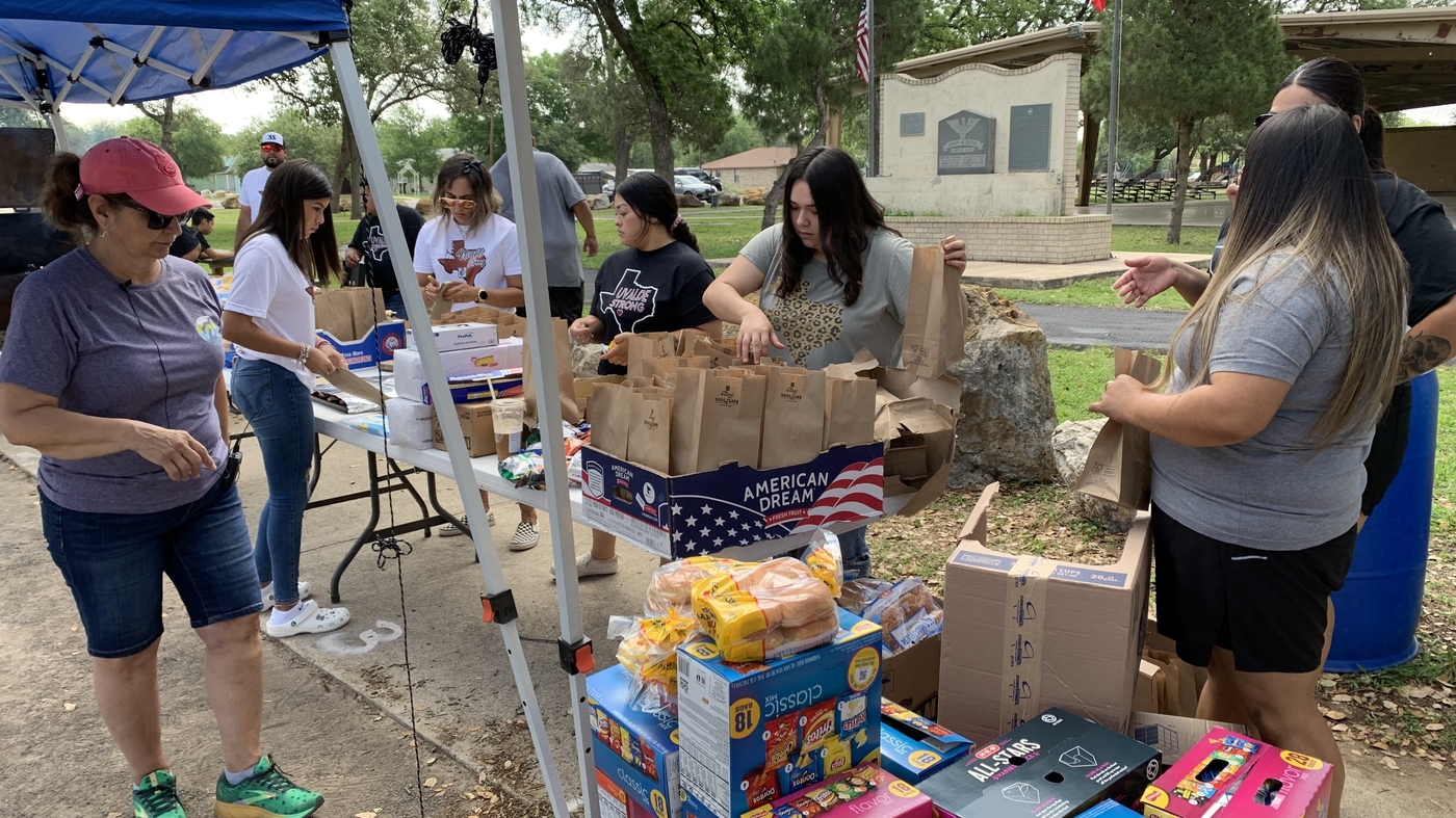 In Uvalde, tragedy and food bring a community together : NPR