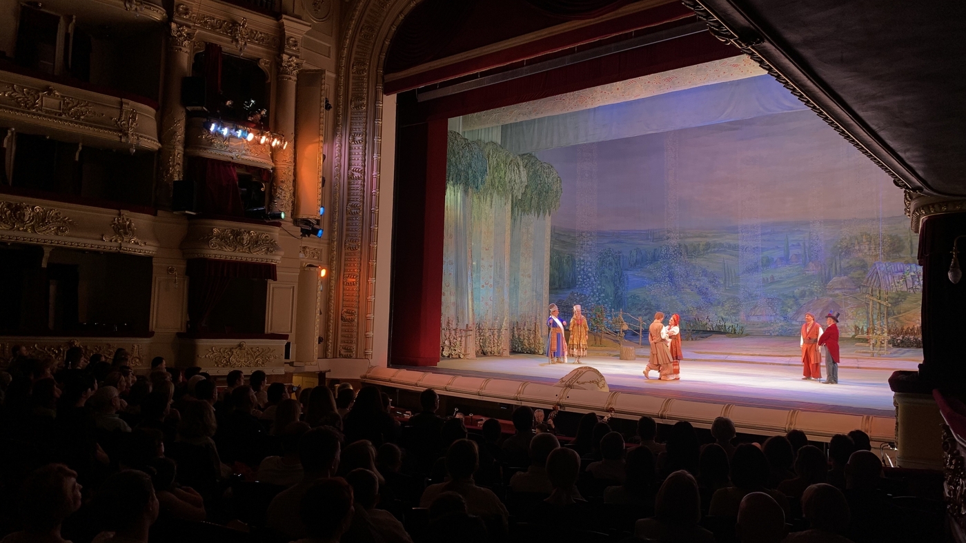 Kyiv opera house reopens after 3 months : Deceptive Cadence : NPR